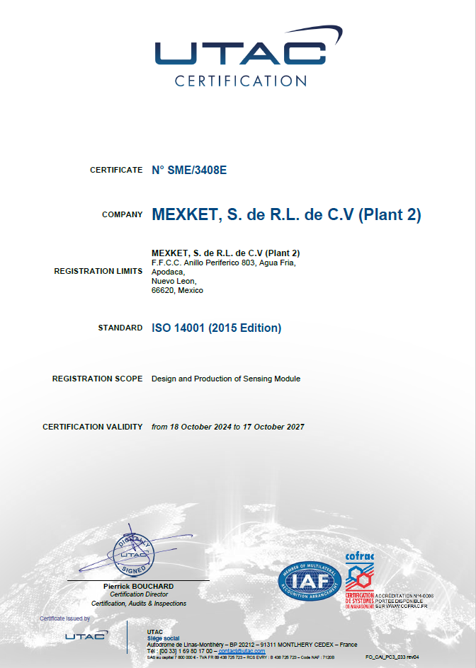 System Certification | Certification | Company | KET